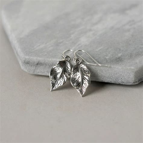 Leaf Earrings Aspen Jewelry