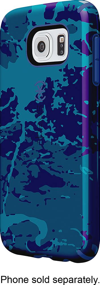 Best Buy Speck Candyshell Inked Case For Samsung Galaxy S 6 Cell Phones Blue Black Gray SPK A3871
