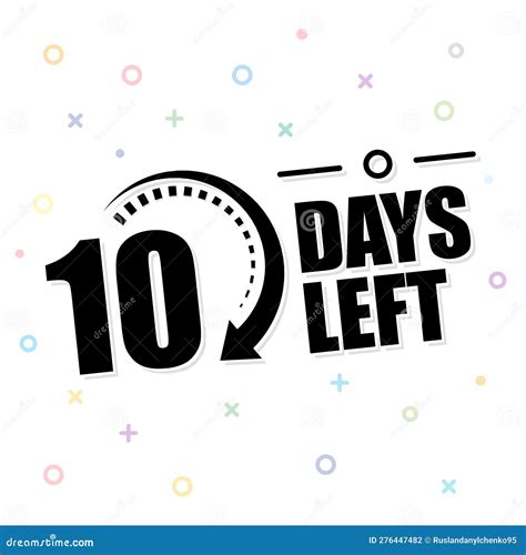 Countdown Daily Page Calendar Icon 7 Days Left Cartoon Vector 315329303