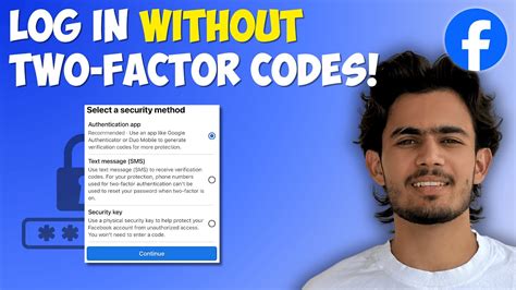 How To Login Facebook Without Two Factor Authentication Youtube