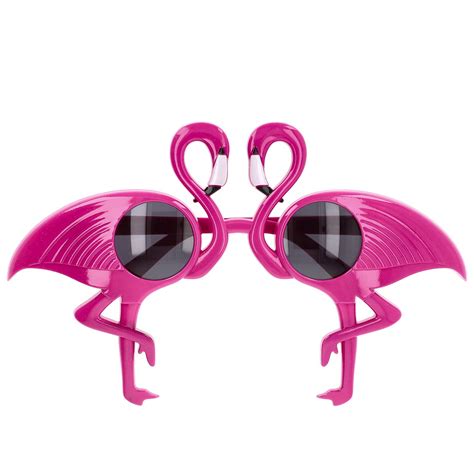 Party Bril Glitter Flamingo Roze