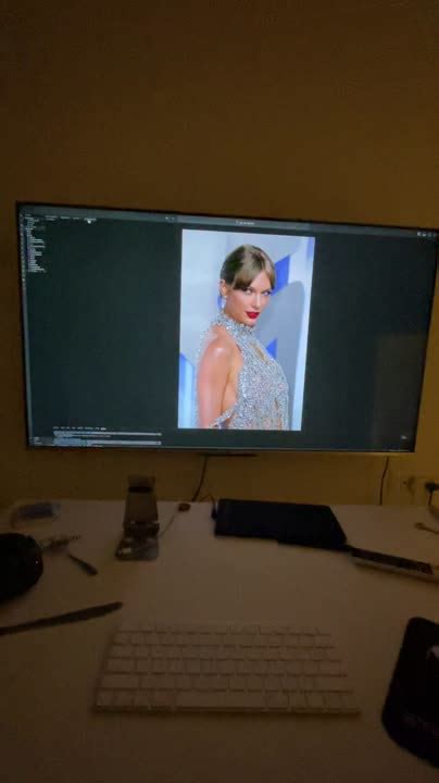 done converting taylor swift into an artwork below is the python