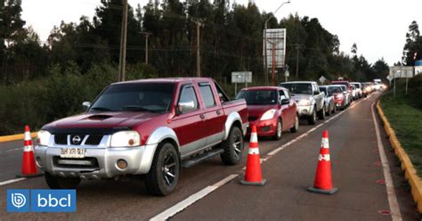 Automovilistas reportaron gran congestión tras inicio de cordón sanitario en el Gran Concepción
