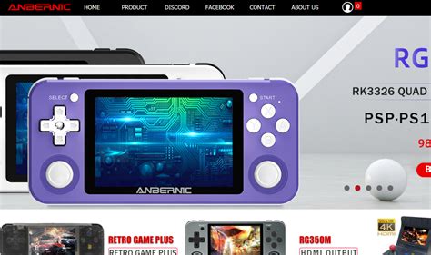 Anbernic Launches Official Website And New RG280V Handheld Console