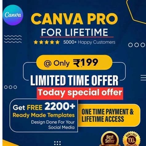 Canva Pro Lifetime Online Digital Products