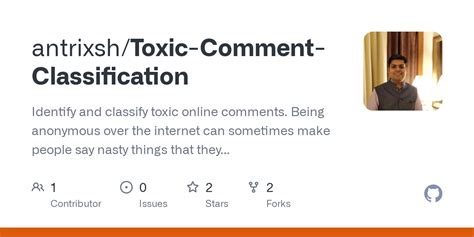 GitHub Antrixsh Toxic Comment Classification Identify And Classify