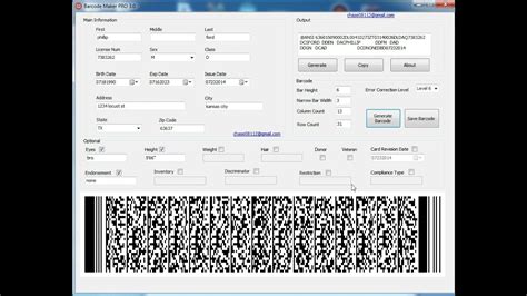 Barcode Generator Drivers License At Pablo Joyce Blog