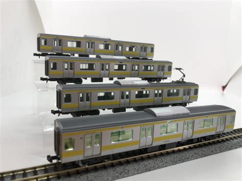 【目立った傷や汚れなし】室内灯入 1部 加工品 中間4両 増結セット E231系500番台 総武線 Tomix 92890 通勤電車 Jr