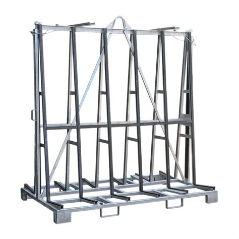Glassplate Container Glass Transport Container Double Side Loading