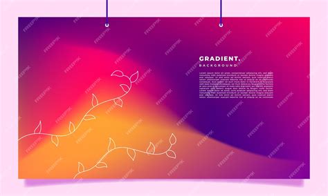 Premium Vector Colorful Fluid Gradient Mesh Background Template Copy Space For Landing Page