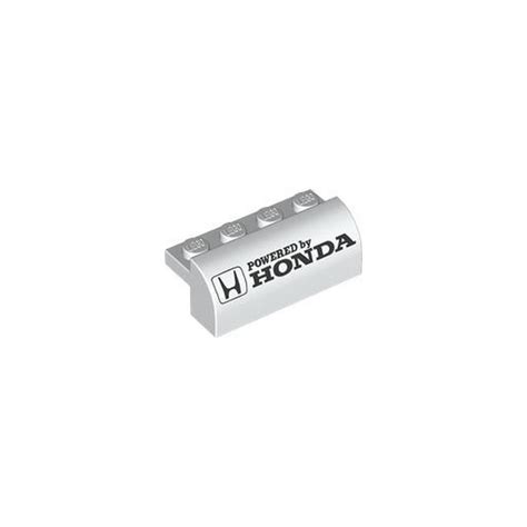 Lego® 6475056 Brick W Bow 4x1x1 1 3 Printed Honda White