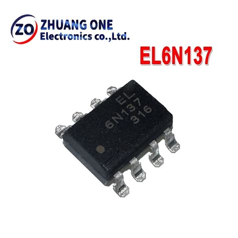 10pcs Lot 6n137s Sop8 6n137sd El6n137s Sop 6n137 Sop 8 Smd New And