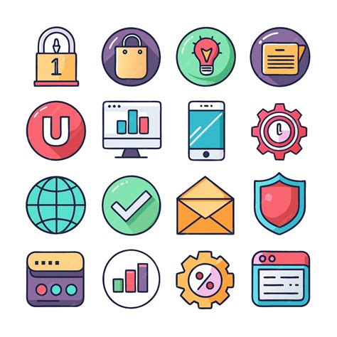 User Interface Icons Set For Website And Mobile App Premium Ai Generated Vector