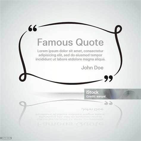 Quote Vector Border Stock Illustration Download Image Now 2015