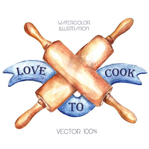 Royalty Free Rolling Pin Clip Art Vector Images And Illustrations Istock