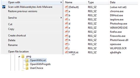 How To Add Or Remove Programs In The Open With Menu In Your Registry
