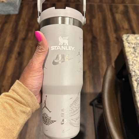 Sneakerhead Stanley Tumbler Iceflow Custom Engraved Personalized Water