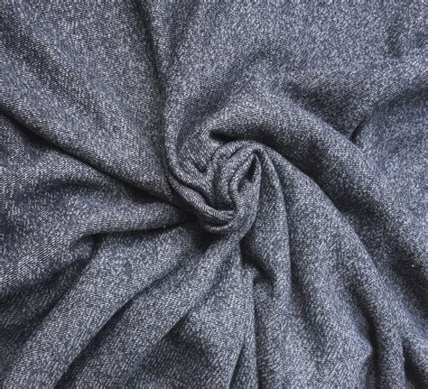 Novelty Cotton French Terry Fabric By Yard 12 Oz Heather