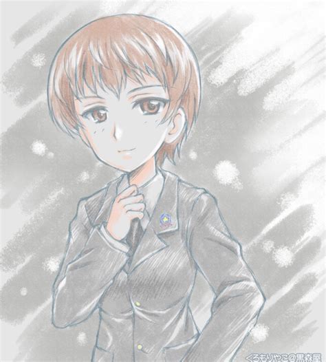 「制服姿ナオミさん ガルパン Garupan」くろもりやこ🎂同人誌委託中🍭のイラスト