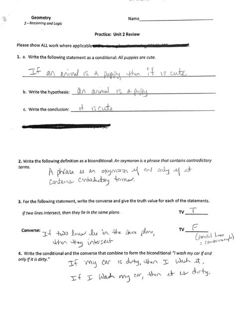 Unit 2 Review Answer Key 6 Pdf