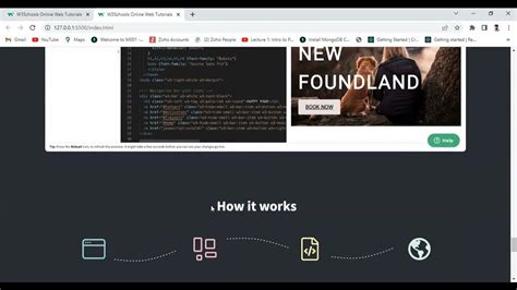 My Learningbecome A Pro Usersection W3schools Clone Website Part 5