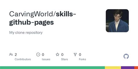 Github Carvingworldskills Github Pages My Clone Repository