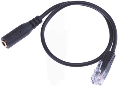 Rj9 To 3 5mm Adapter Mobile Phones Conversion Cable Headphone Converter Compatible With