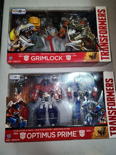 Transformers Optimus Prime Vs Grimlock Transformers AOE Platinum