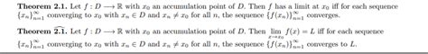 solved 4 use theorem 2 1 or 2c 1 to prove that the limit