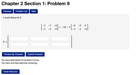 Solved Chapter 2 Section 1 Problem 9 Previous Problem List