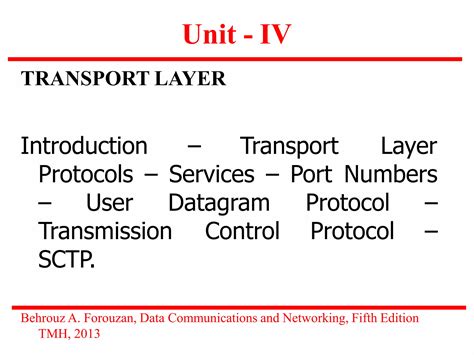 Unit Iv Transport Layerpptx