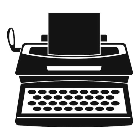 Premium Vector Typewriter Icon Simple Illustration Of Typewriter