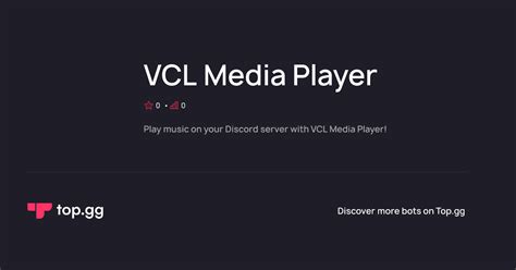 add vcl media player discord bot the 1 discord bot and discord app list