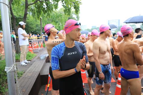 2023년 롯데아쿠아슬론 대회를 마치고 에이지 2위