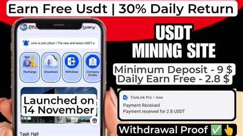 New Usdt Mining Site Usdt Earning Site Trx Usdt Mining App Cloud