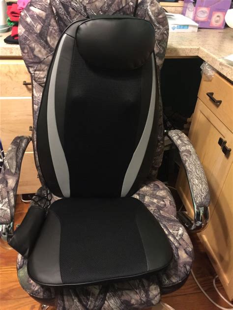 Gideon Luxury Full Back Shiatsu Massaging Cushion With Heat Vibration