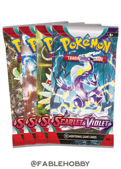 Pokémon Scarlet And Violet Booster Pack Fable Hobby