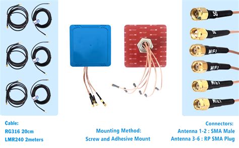 Maswell 6 Combo 5g 2x2 Mimo Plus Wifi7 4x4 Mimo 700 6000mhz