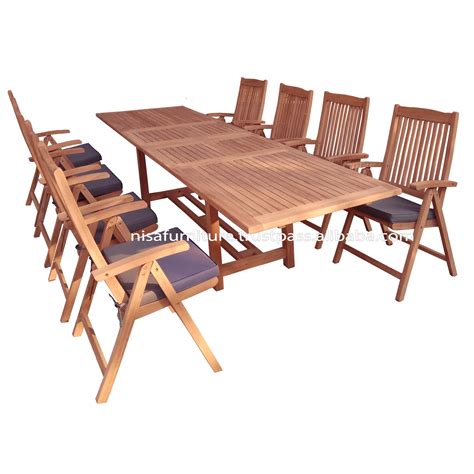 3m Langer Esstisch Outdoor Teak Wooden Table And Chairs