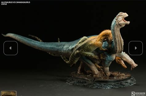 Sideshow Dinosauria Allosaurus Vs Camarasaurus Statue Warung Forza Shop