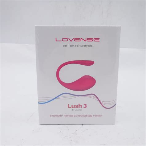 Lovense Lush 3 Bluetooth Remote Enabled Egg Vibrator Oneclick Warehouse