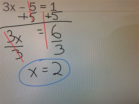 Sample Two Step Equation Math Algebra Two Step Equations Solving