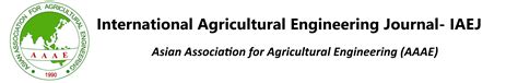 International Agricultural Engineering Journal Iaej