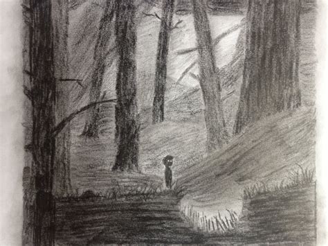 Sketch Of The Woods At Explore Collection Of