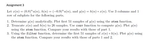 Solved Let Xn08nunhn−09nun And