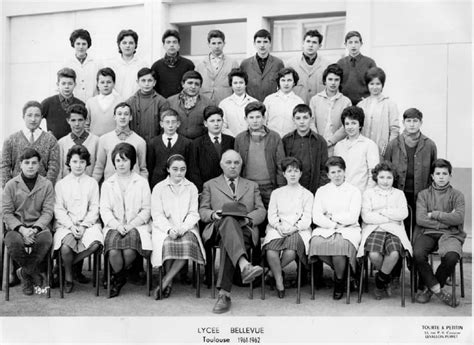 Photo De Classe 3 Ième De 1962 Lycée Bellevue Copains Davant