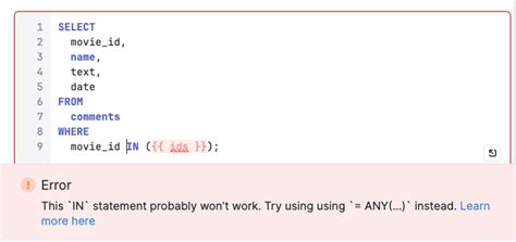 Additionalscope Does Not Resolve In Postgresql Query App Building