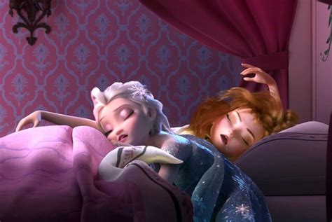 Frozen Anna Asleep