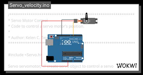 Servo Velocity Wokwi Esp32 Stm32 Arduino Simulator