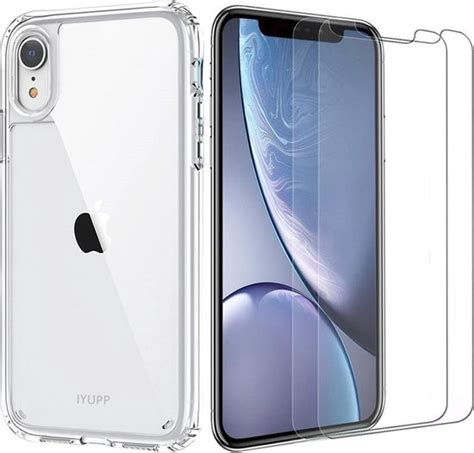 IYUPP Set Met Bumper Hoesje Transparant En 2 Screenprotectors Geschikt